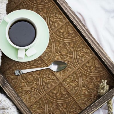 Roommates Copper Tin Tile Peel And Stick Backsplash - Copper