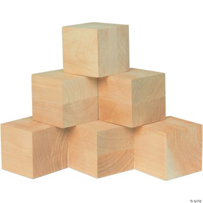 Woodpeckers Crafts, DIY Unfinished Wood 3" Cube, Pack of 10 | Oriental ...