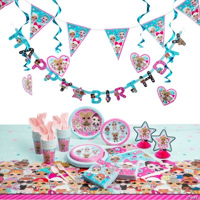 L.O.L. Surprise!™ Birthday Party Tableware Kit for 24 Guests