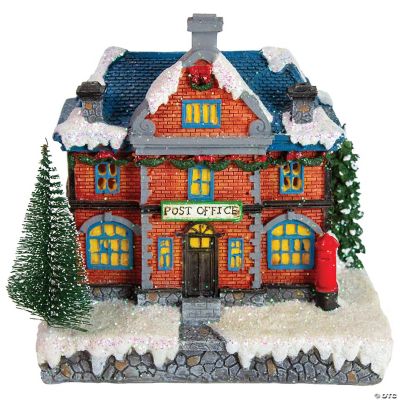 Northlight 7" LED Pre-Lit Post Office Christmas Village Decoration