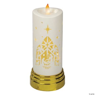 Northlight 9" Nativity Scene Flameless Candle Decoration | Oriental Trading