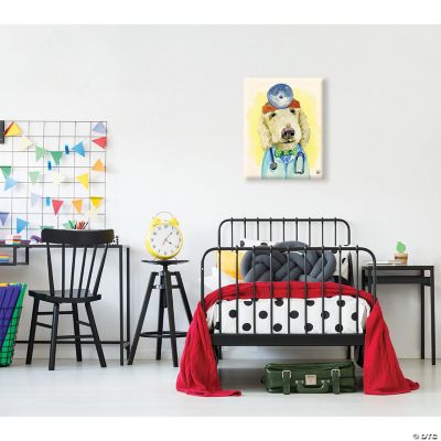 Creative Gallery "Doctor Woof Gamma" Canvas Wall Art Print | Oriental ...