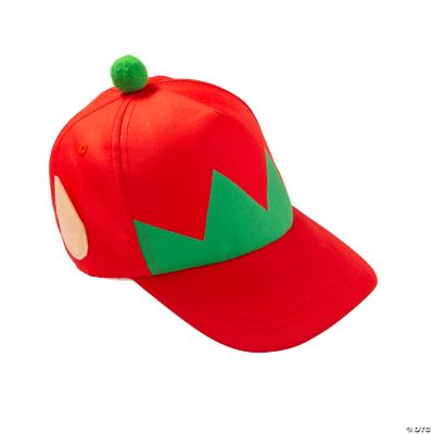 Christmas Elf Baseball Caps - 12 Pc. - Discontinued