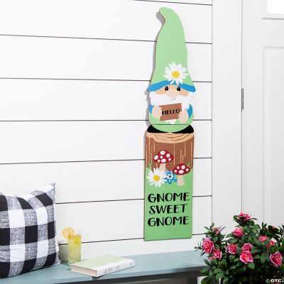 Gnome Sweet Gnome Welcome Sign | Oriental Trading