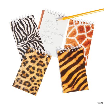 Animal Print Spiral Notepads - 12 Pc. | Oriental Trading