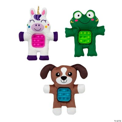 6 1/2" - 7 1/4" Stuffed Animal Frog Unicorn Dog Lotsa Pops Pop Fidget ...