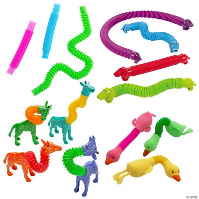 Bulk 48 Pc. Expanding Tube Fidget Toy Assortment | Oriental Trading