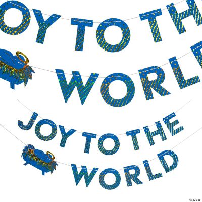 Magic Color Scratch Joy to the World Banner - Discontinued