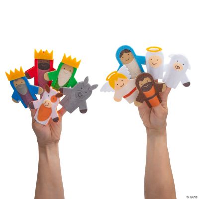 Nativity Finger Puppet Set - 10 Pc.