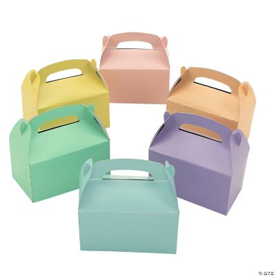 Pastel-Colored Treat Boxes - 12 Pc. | Oriental Trading