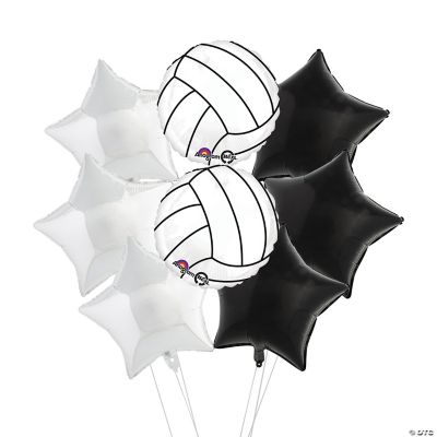 Volleyball Mylar Balloon Bouquet- 9 Pc.