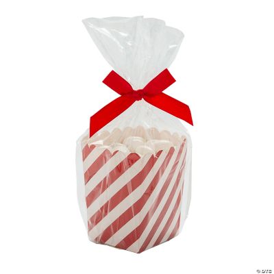 Red & White Striped Treat Box Kit for 48 | Oriental Trading