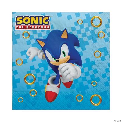 Sonic the Hedgehog™ Gold Rings Luncheon Napkins - 16 Pc. - Discontinued