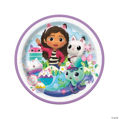 9" DreamWorks Gabby’s Dollhouse™ Party Round Disposable Paper Dinner ...