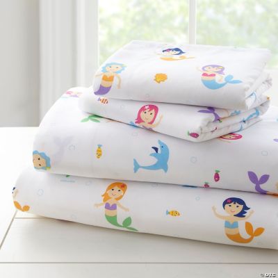 Wildkin Mermaids Microfiber Sheet Set - Full