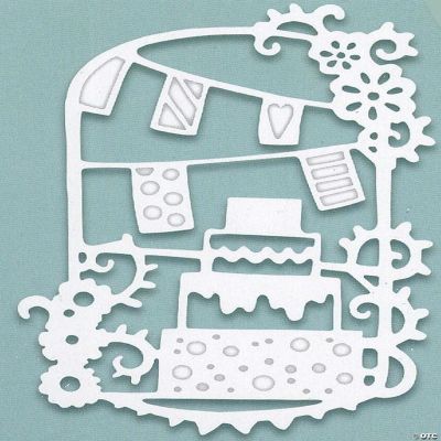 Creative Expressions Paper Cuts Collection Celebration Cake | Oriental ...