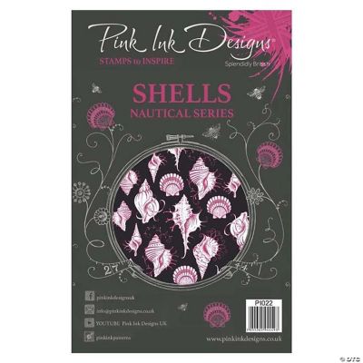 Pink Ink Designs A5 Clear Stamp Shells | Oriental Trading