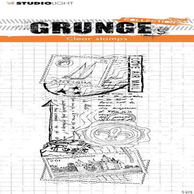 Studio Light SL Clear Stamp Love Mail Grunge Collection 148x522mm nr36 ...