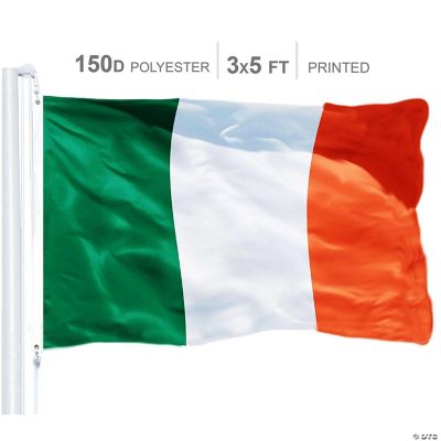 Ireland Irish Flag 150D Printed Polyester 3x5 Ft | Oriental Trading