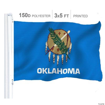 Oklahoma State Flag 150D Printed Polyester 3x5 Ft | Oriental Trading