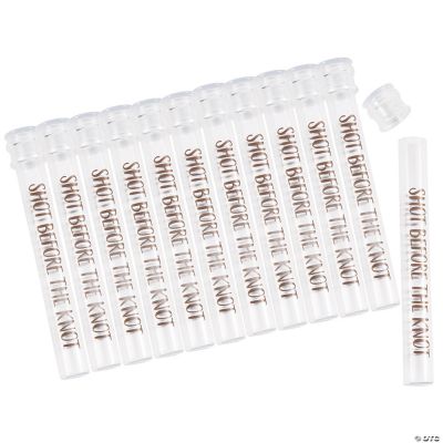 Bulk 48 Pc. Shot Before the Knot Test Tube Shot Glasses | Oriental Trading