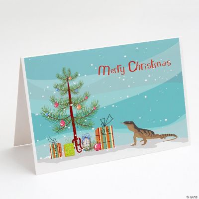 Caroline's Treasures Christmas, Monitor Lizard Merry Christmas Greeting ...