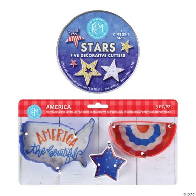 America 8 Piece Cookie Cutter Set | Oriental Trading