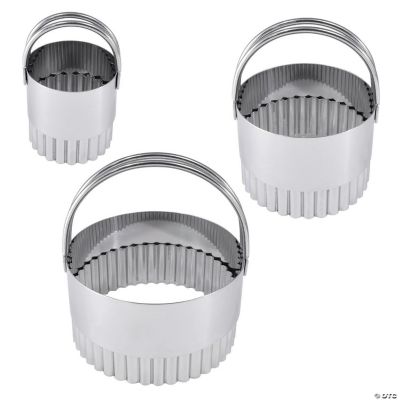 Fluted Biscuit Cutter 3 Piece Set | Oriental Trading