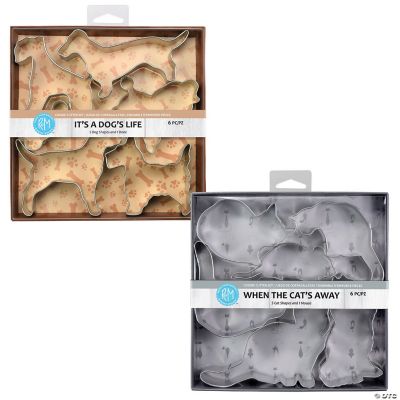Cat & Dog 12 Piece Cookie Cutter Set