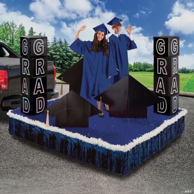 Blue Graduation Parade Float Decorating Kit - 19 Pc. | Oriental Trading