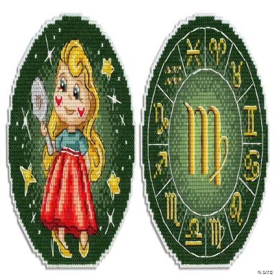 MP Studia - Zodiac Signs. Virgo SR-697 Plastic Canvas Counted Cross ...