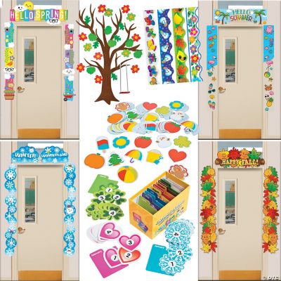 Ultimate 4 Seasons Classroom Decorating Kit - 1042 Pc. - Discontinued
