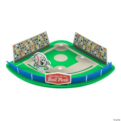 3D Baseball Field Craft Kit - Makes 12 - Discontinued