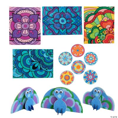 Bulk 72 Pc. Mystical Mandala Craft Assortment Kit