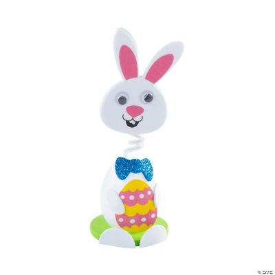 Easter Bunny Bobble Head Craft Kit - Makes 12 - Discontinued