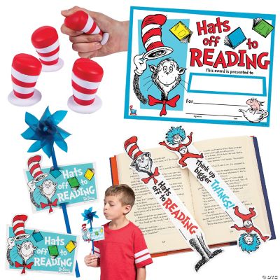 145 Pc. Dr. Seuss™ Hats Off to Reading Kit for 24 | Oriental Trading