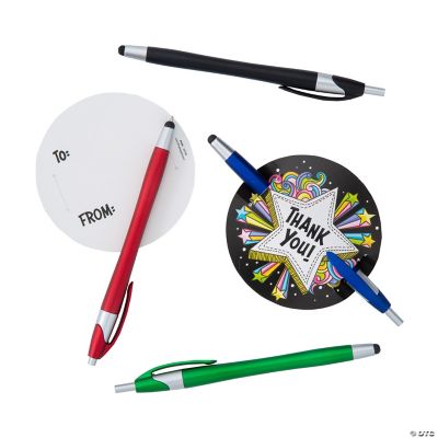 Thank You Cards with Stylus Pens Stationery Handout for 24 | Oriental ...