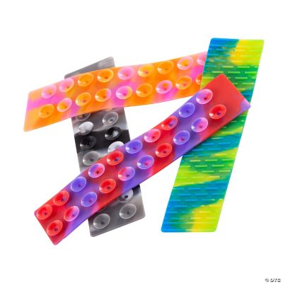 Basic Textured Slap Pop Toys - 12 Pc. - Discontinued