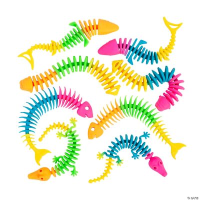9" Articulated Fish Squishy Toys - 24 Pc. | Oriental Trading