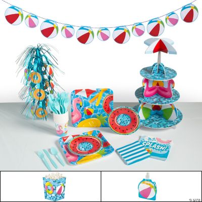 402 Pc. Pool Party Ultimate Tableware Kit for 24 Guests