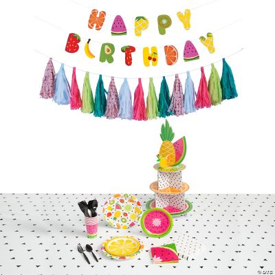 Tutti Frutti Party Deluxe Tableware Kit for 8 Guests