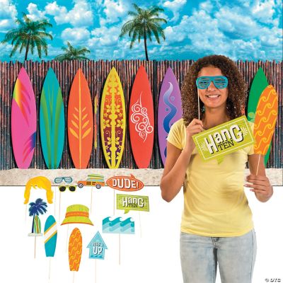 Surf’s Up Photo Booth Kit - 15 Pc. | Oriental Trading