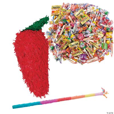Red Chili Pepper Piñata Kit - 208 Pc. | Oriental Trading