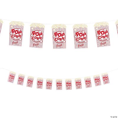Popcorn Box Garland | Oriental Trading