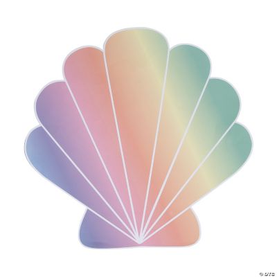 Pastel Seashell Mermaid Placemat - 12 Pc. | Oriental Trading