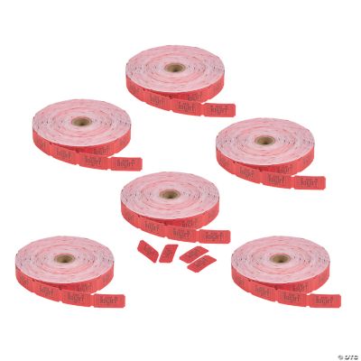 Bulk 12,000 Pc. Carnival Roll Tickets | Oriental Trading