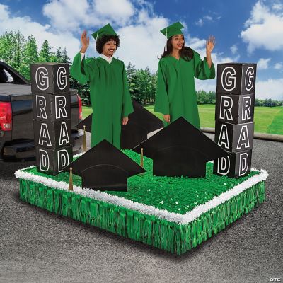 Green Graduation Parade Float Decorating Kit - 19 Pc.
