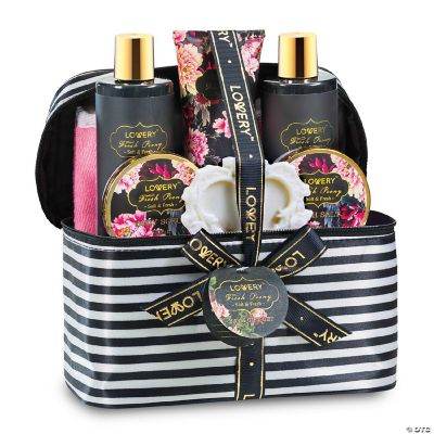 Lovery Home Spa Gift Basket, Luxury 8pc Bath & Body Set | Oriental Trading