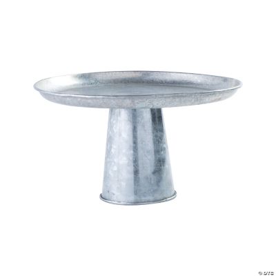 Galvanized Metal Cake Stand | Oriental Trading