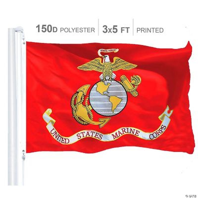 G128 - USMC US Marine Corps Flag 150D Printed Polyester 3x5 Ft
